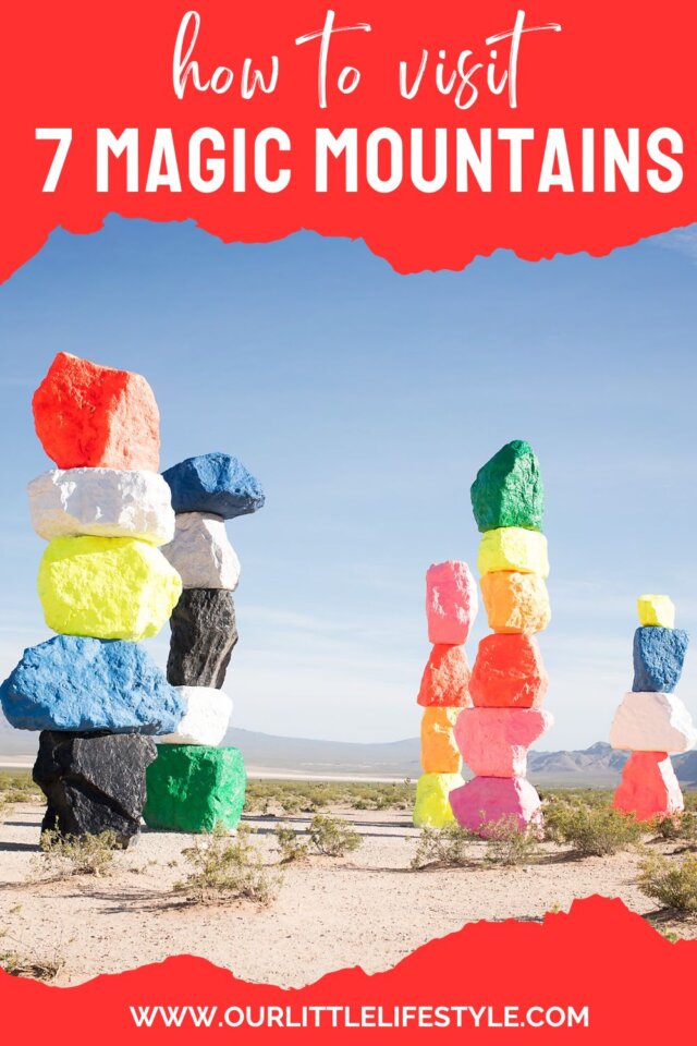 How To Visit Seven Magic Mountains Near Las Vegas