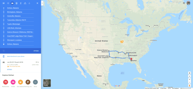 Sarah and Abby's Virtual Road Trip Challenge | Our Little Lifestyle