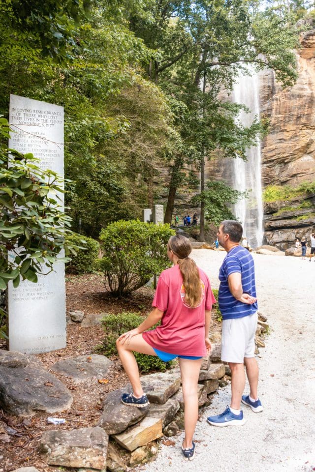 Visiting the Beautiful Toccoa Falls Waterfall in Toccoa, GA