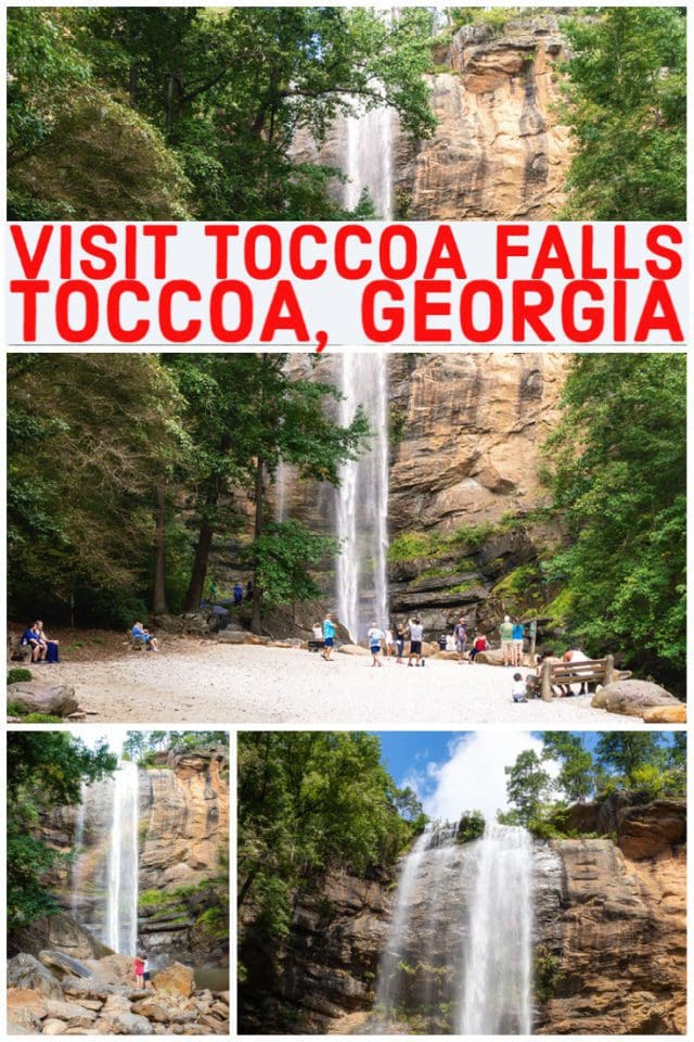 Visiting the Beautiful Toccoa Falls Waterfall in Toccoa, GA
