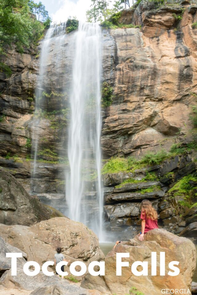 Visiting the Beautiful Toccoa Falls Waterfall in Toccoa, GA