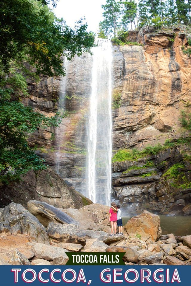 Visiting the Beautiful Toccoa Falls Waterfall in Toccoa, GA