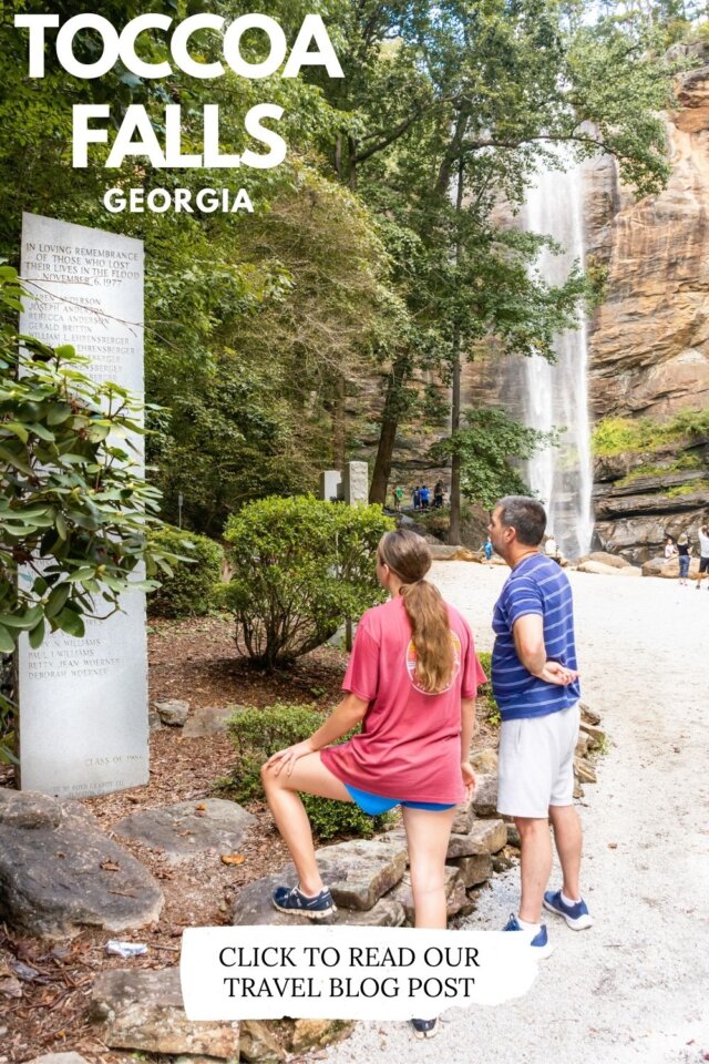 Visiting the Beautiful Toccoa Falls Waterfall in Toccoa, GA