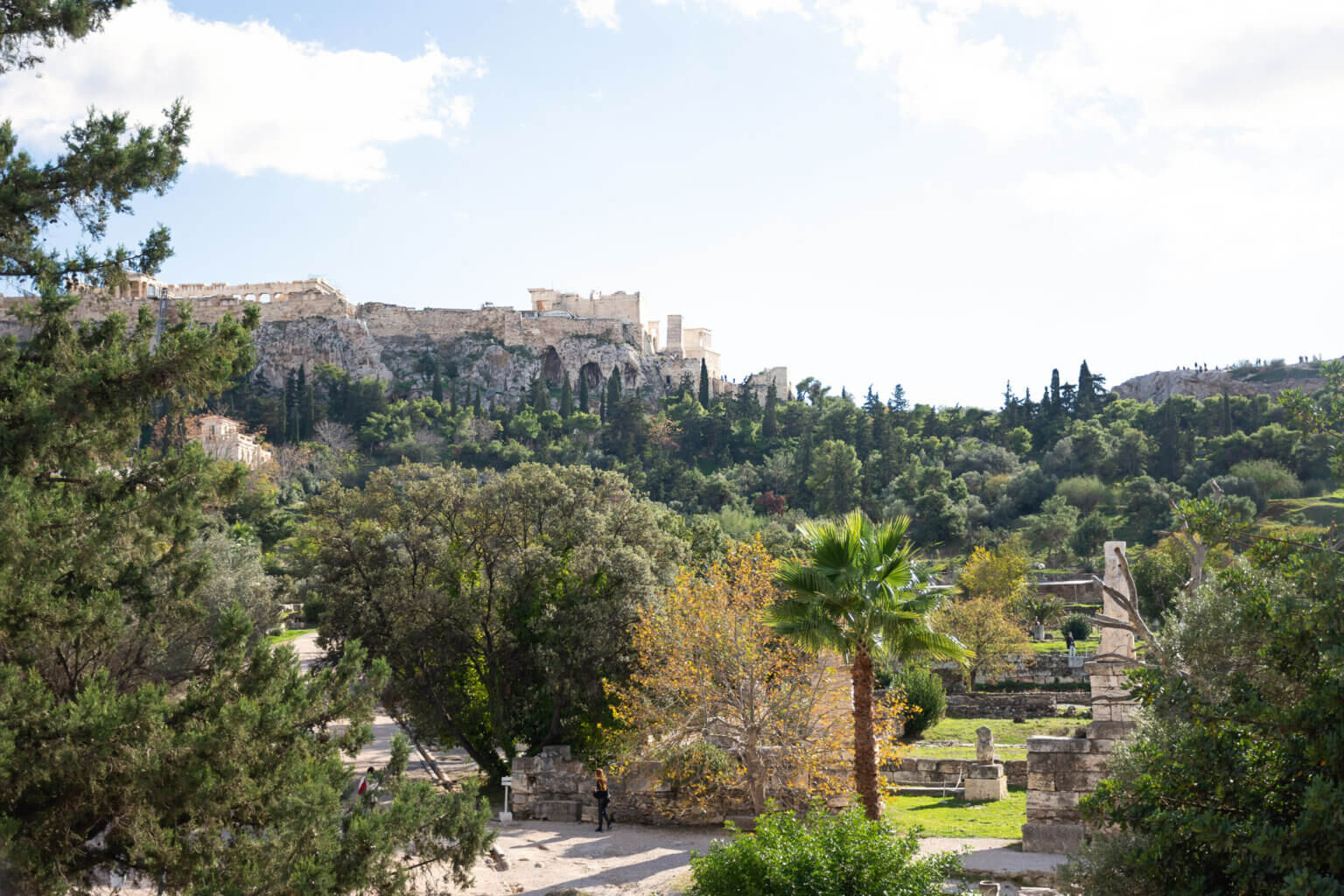 Visiting The Agora Of Ancient Athens, Greece