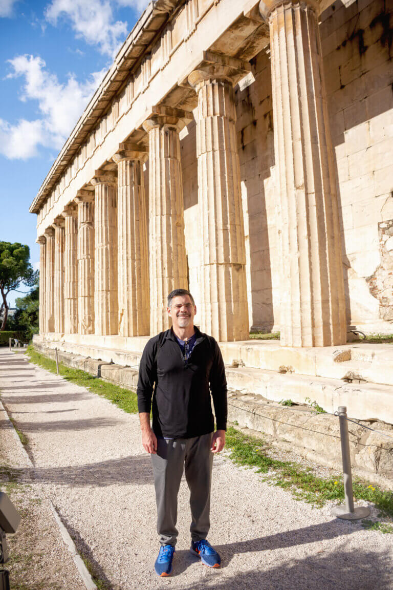 Visiting The Agora Of Ancient Athens, Greece