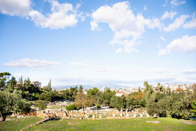 Visiting The Agora Of Ancient Athens, Greece