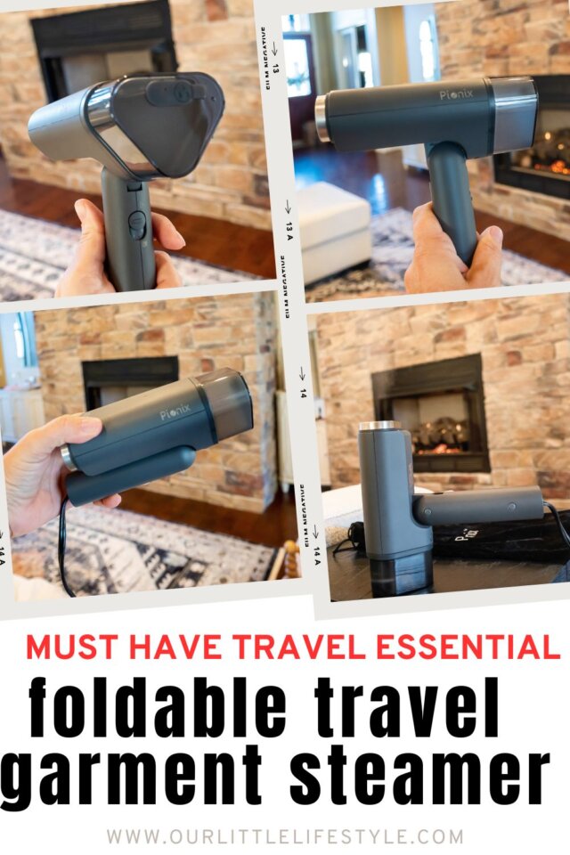 My Favorite Foldable Travel Garment Steamer + You Need One, Too!