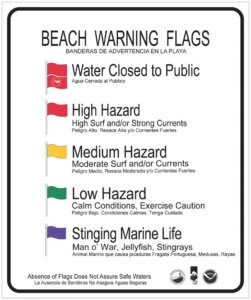 How to Use the Beach Flag Warning System Along the Gulf Coast