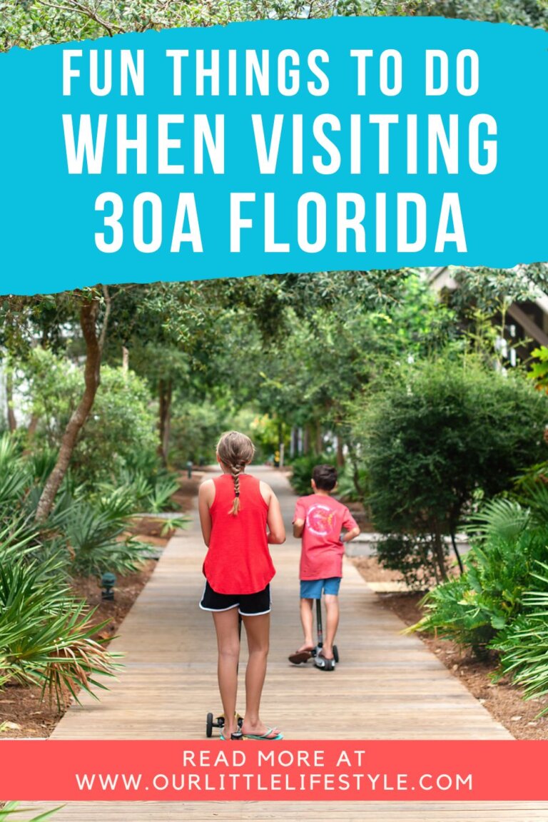 Fun Things To Do On 30A With Kids | Our Little Lifestyle