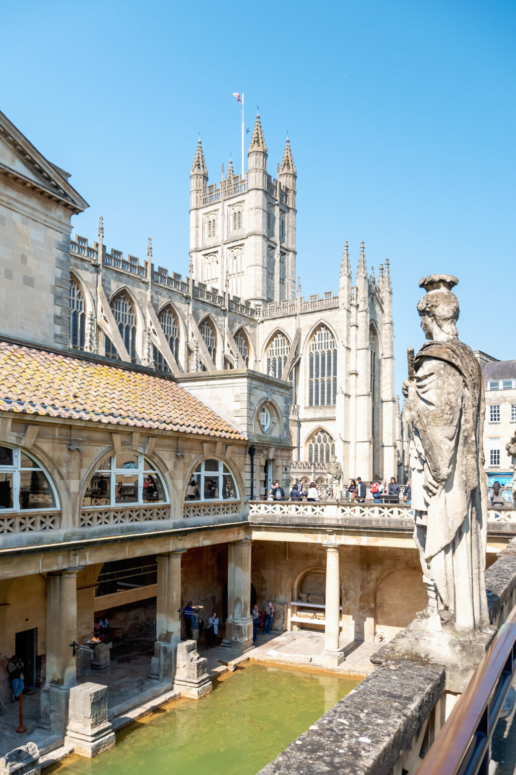 Visiting the Ancient Roman Baths in Bath, England
