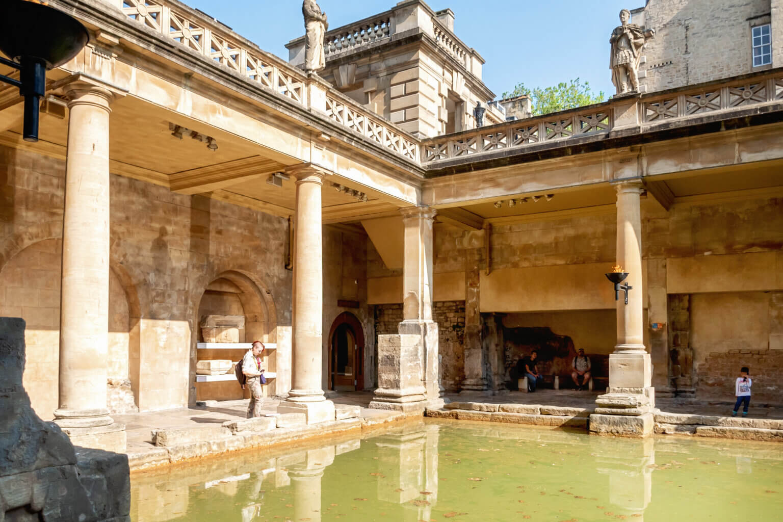 Visiting the Ancient Roman Baths in Bath, England
