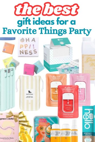 Favorite Things Party Gift Ideas + How To Host One