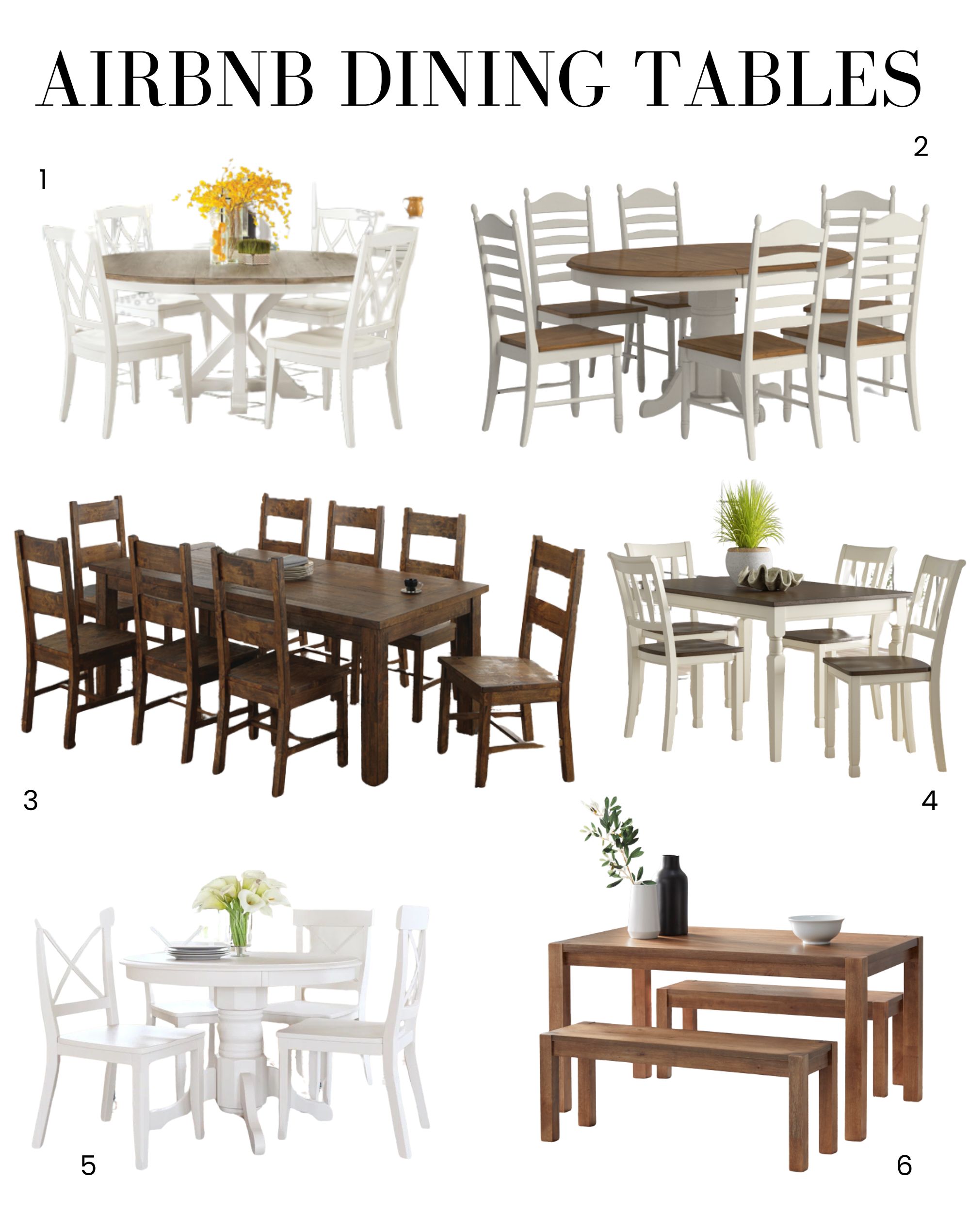 The Best Airbnb Dining Tables & Chairs At Wayfair