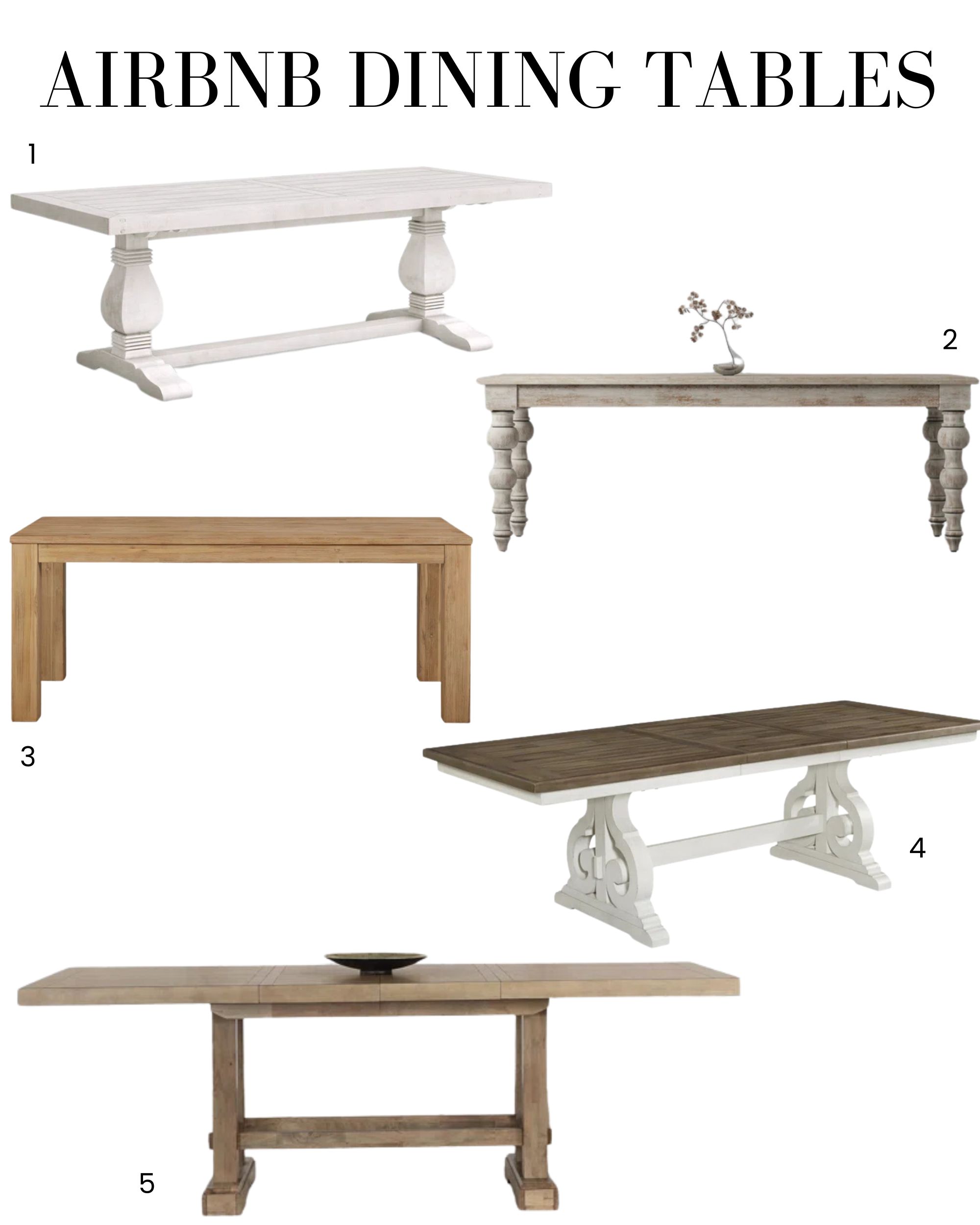 The Best Airbnb Dining Tables & Chairs At Wayfair