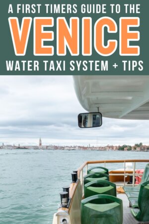 Understanding the Venice Water Bus System + Private Venice Water Taxis