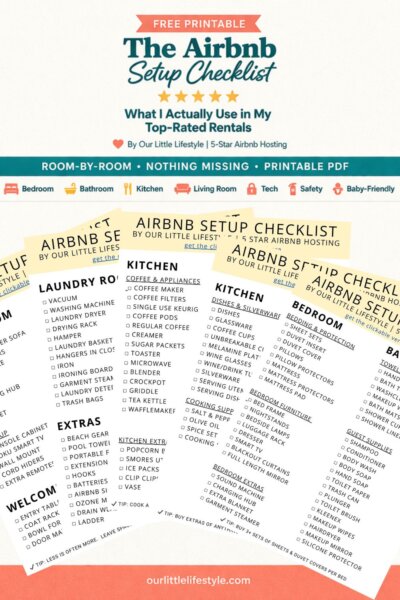 My Airbnb Setup Checklist: What I Actually Use in My Top-Rated Rentals