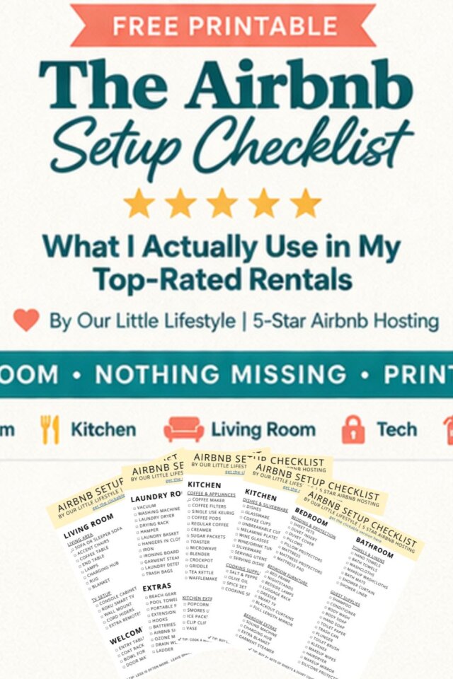 My Airbnb Setup Checklist: What I Actually Use in My Top-Rated Rentals
